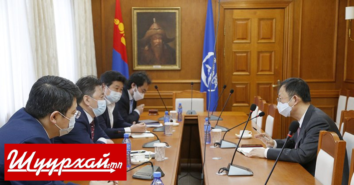 Монголбанкны Ерөнхийлөгч Б Лхагвасүрэн ОУВС ийн Суурин төлөөлөгч Юн Сок