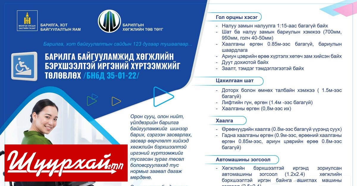 “БАРИЛГА БАЙГУУЛАМЖИД ХӨГЖЛИЙН БЭРХШЭЭЛТЭЙ ИРГЭНИЙ ХҮРТЭЭМЖИЙГ ТӨЛӨВЛӨХ